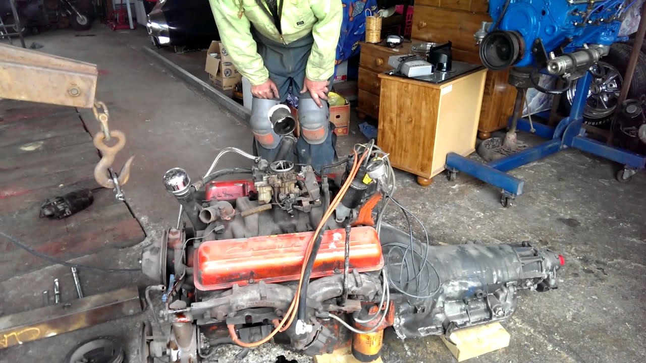 Start and running a 327 Chevy....... - YouTube