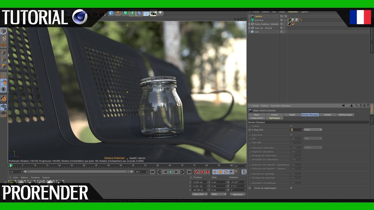 [Tuto FR C4D R19] Formation complète sur Prorender ! - YouTube