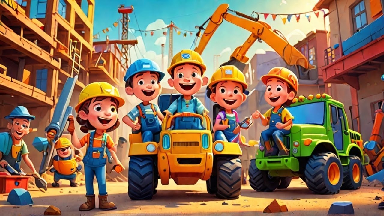 Construction Alphabet | Learn ABC with Trucks, Diggers & Vehicles - YouTube
