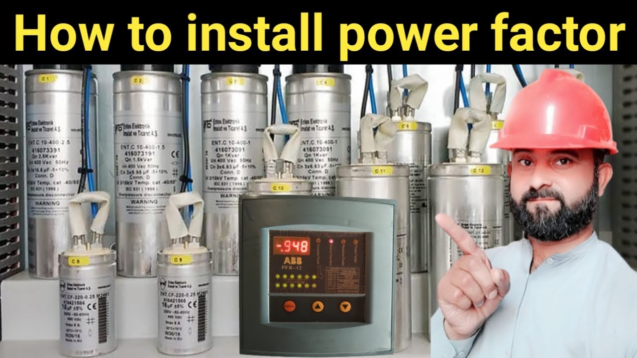 How to install power factor/power factor lgane ka tareka - YouTube