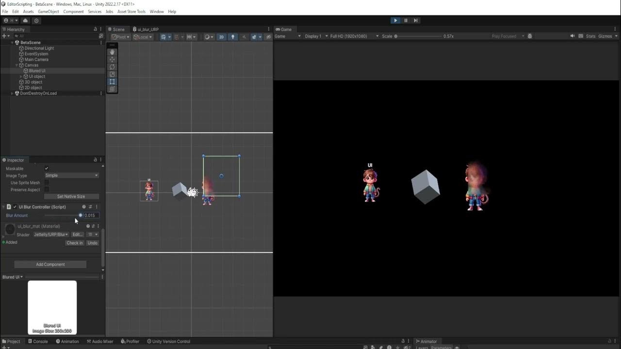 UI Blur (URP) - Demo Overview | DH Shaders - YouTube