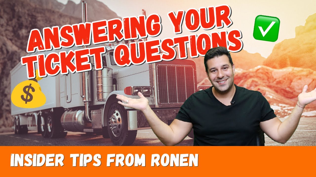 How to FIGHT OFF Tickets as a Trucker! (Speeding Tickets + Violations ...