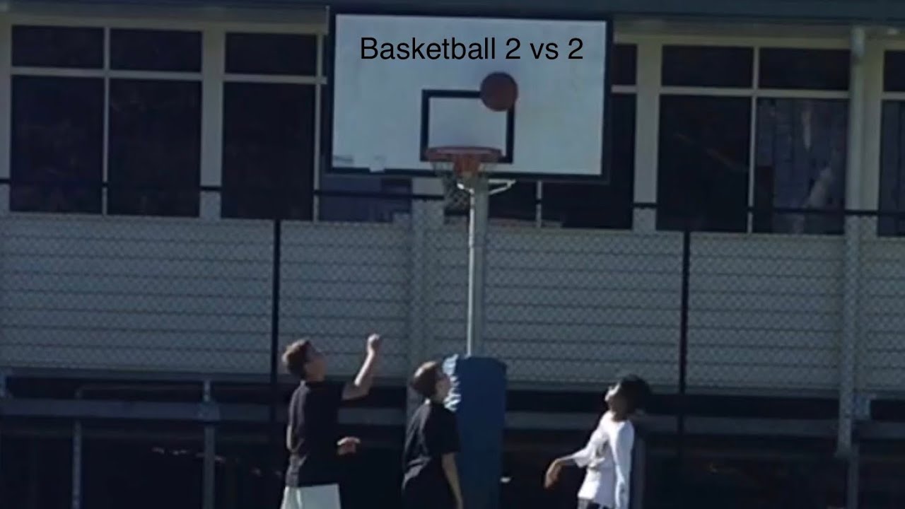2 vs 2 basketball game (great game) - YouTube