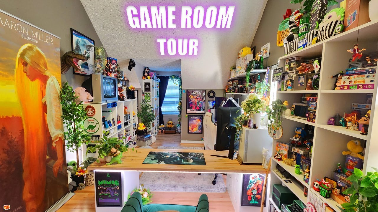 Her Final Fantasy Collection is INSANE! | Game Room Tour! - YouTube