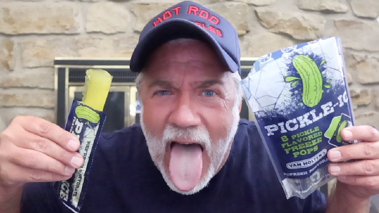 TRYING PICKLE JUICE POPSICLES! - YouTube