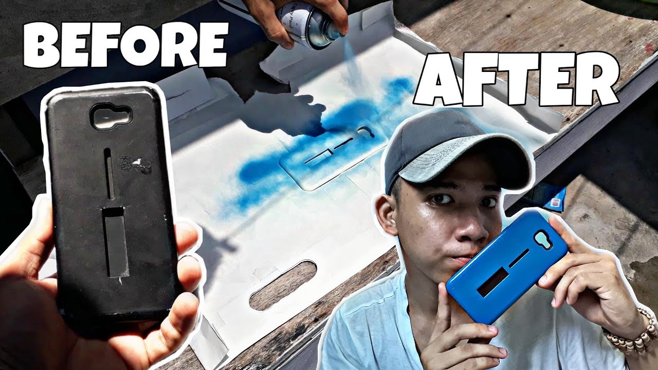 SPRAY PAINTING MY PHONE CASE (AYUS NGA BA?) - YouTube