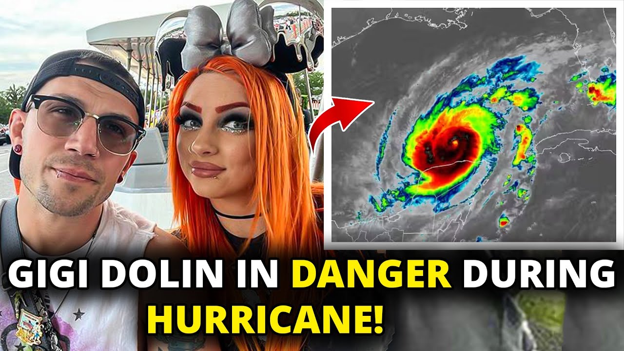 WWE STAR GIGI DOLIN IN DANGER DURING HURRICANE! - YouTube