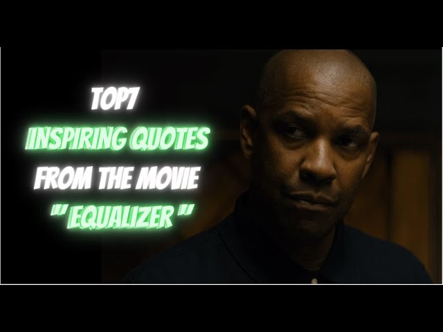 Equalizer Movie Famous Quotes I Understand #weakness #pain #death