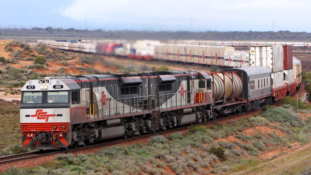 Yorkeys Crossing - Australian Trains, South Australia - YouTube