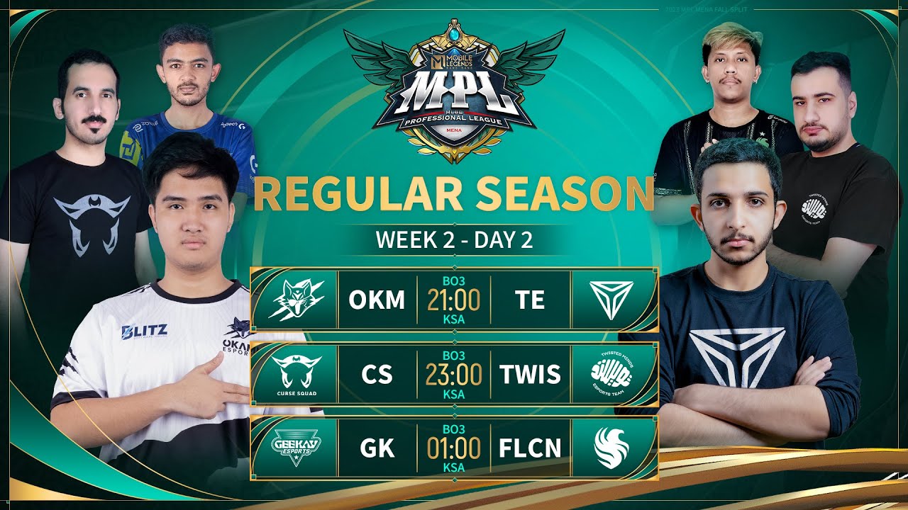 "2023 MPL MENA Fall Split Regular Season Week2 Day2" - YouTube