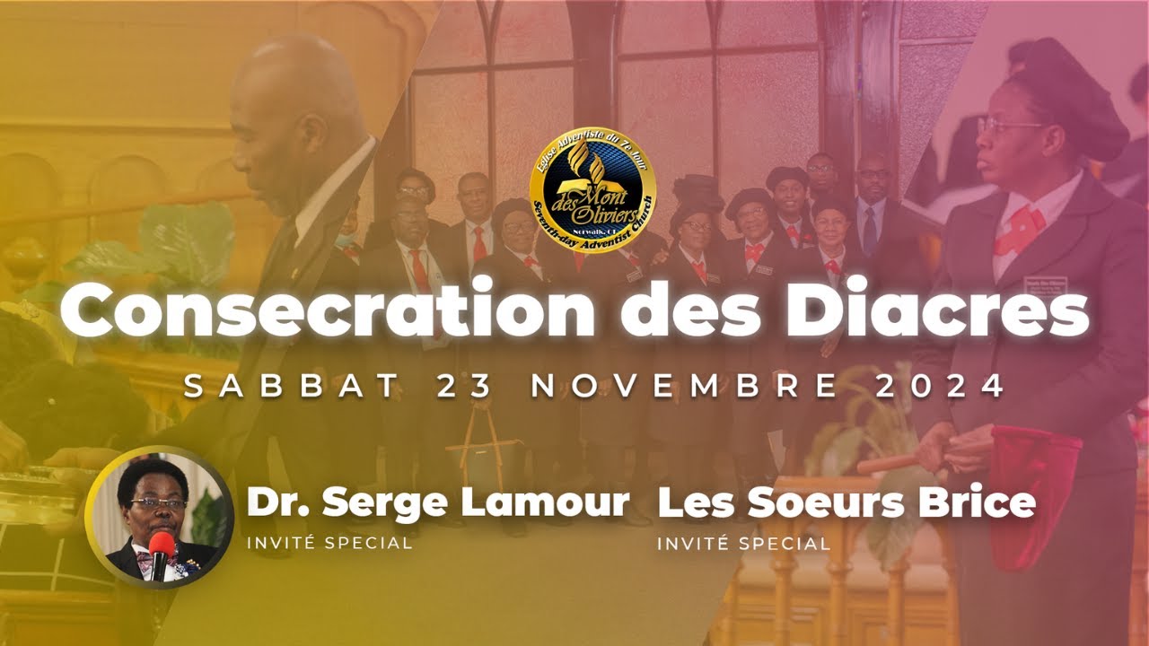 Journée De Consécration Des Diacres | Sabbat 23 novembre 2024 | Eglise ...