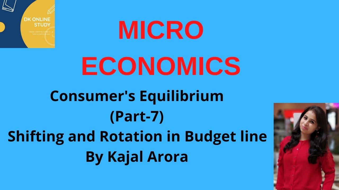 Shift and Rotation in budget line || Budget Line || Consumer ...