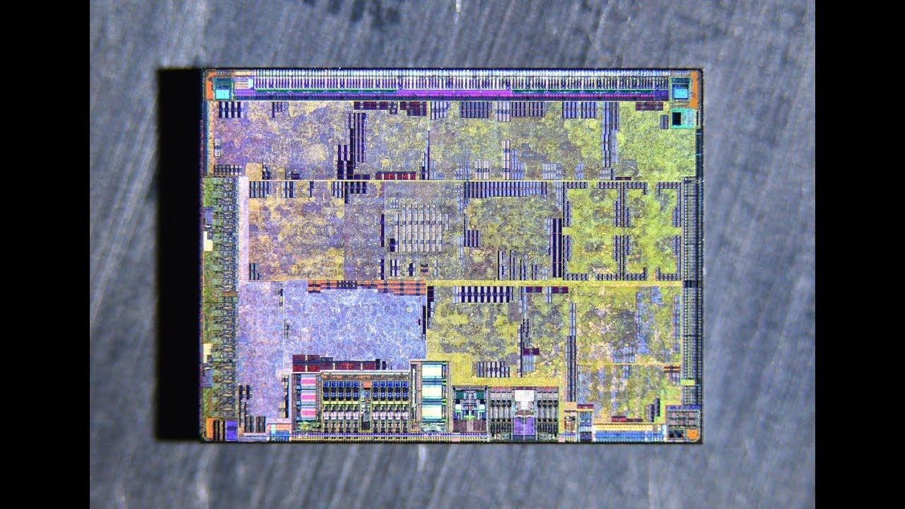 ATI RV620 (Radeon HD 3450) die shot - YouTube