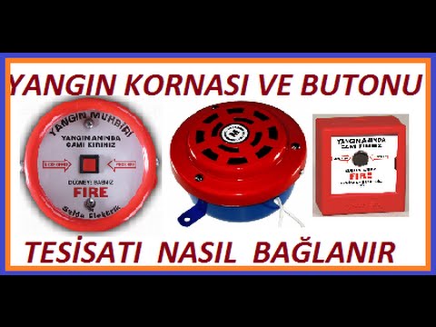 Yangın İhbar Butonu Ve Kornası Montajı Nasıl Yapılır