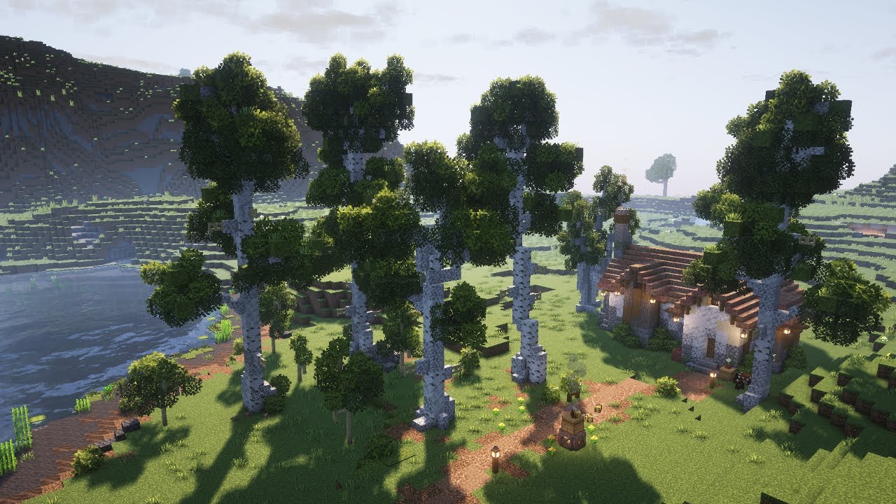 I started the CUSTOM BIRCH FOREST! Minecraft Hardcore 1.21 (3) - YouTube