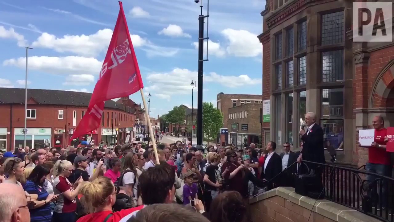 Jeremy Corbyn promises rebirth of Thatcher ruined regions 03/06/17 ...
