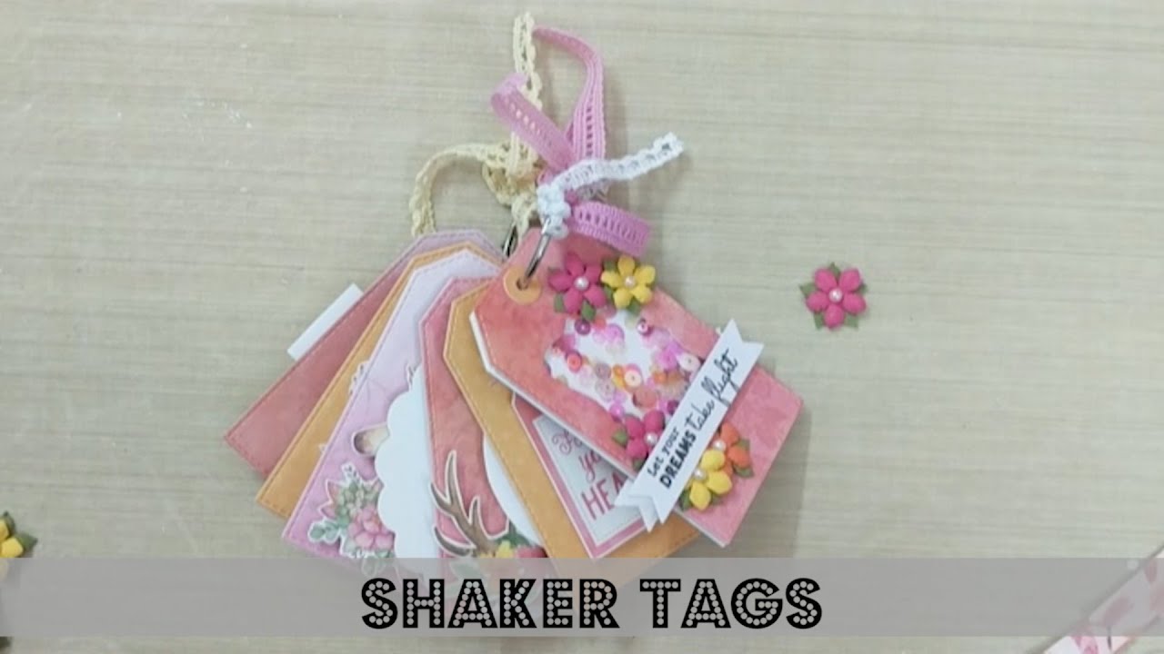 DIY Easy Shaker Tags - YouTube