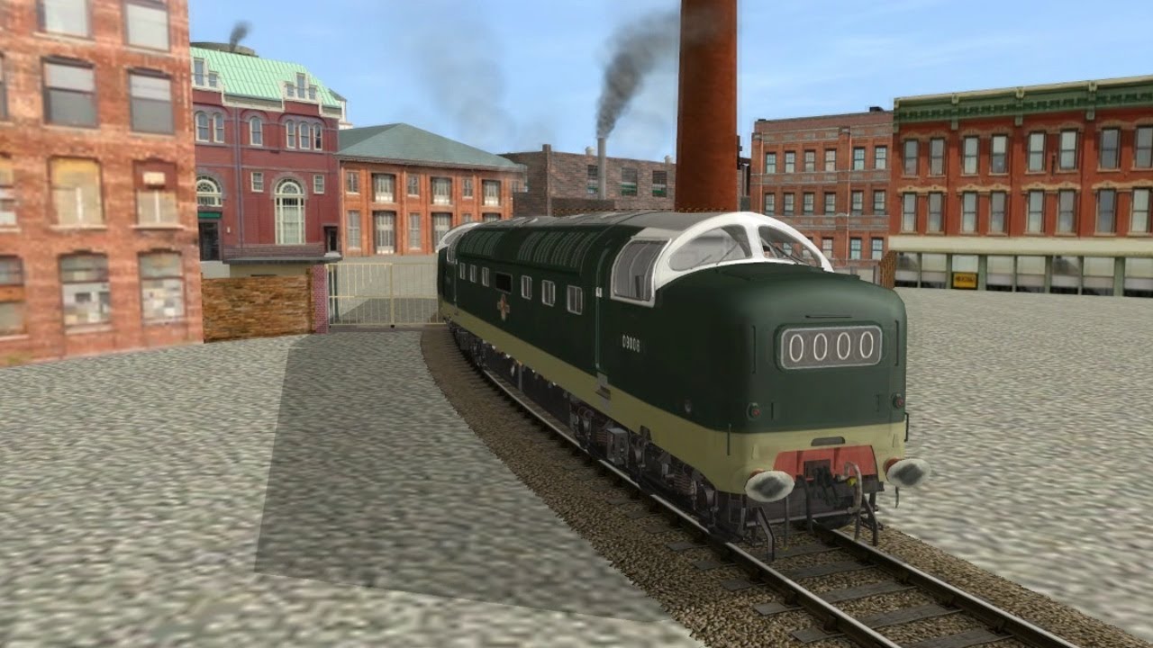 New Deltics leave Vulcan foundry (trainz 2012) LOCO TV UK. - YouTube