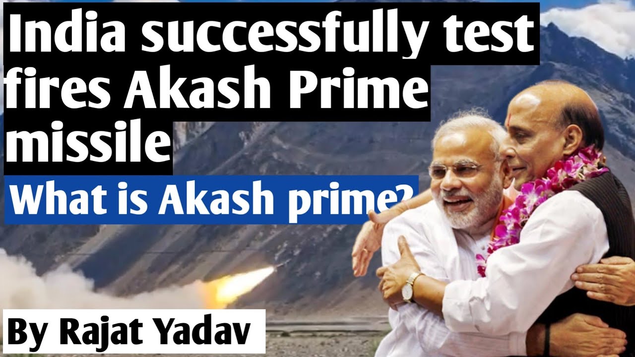 Akash Prime Missile Test in Ladakh | India’s Desi Air Defence ...
