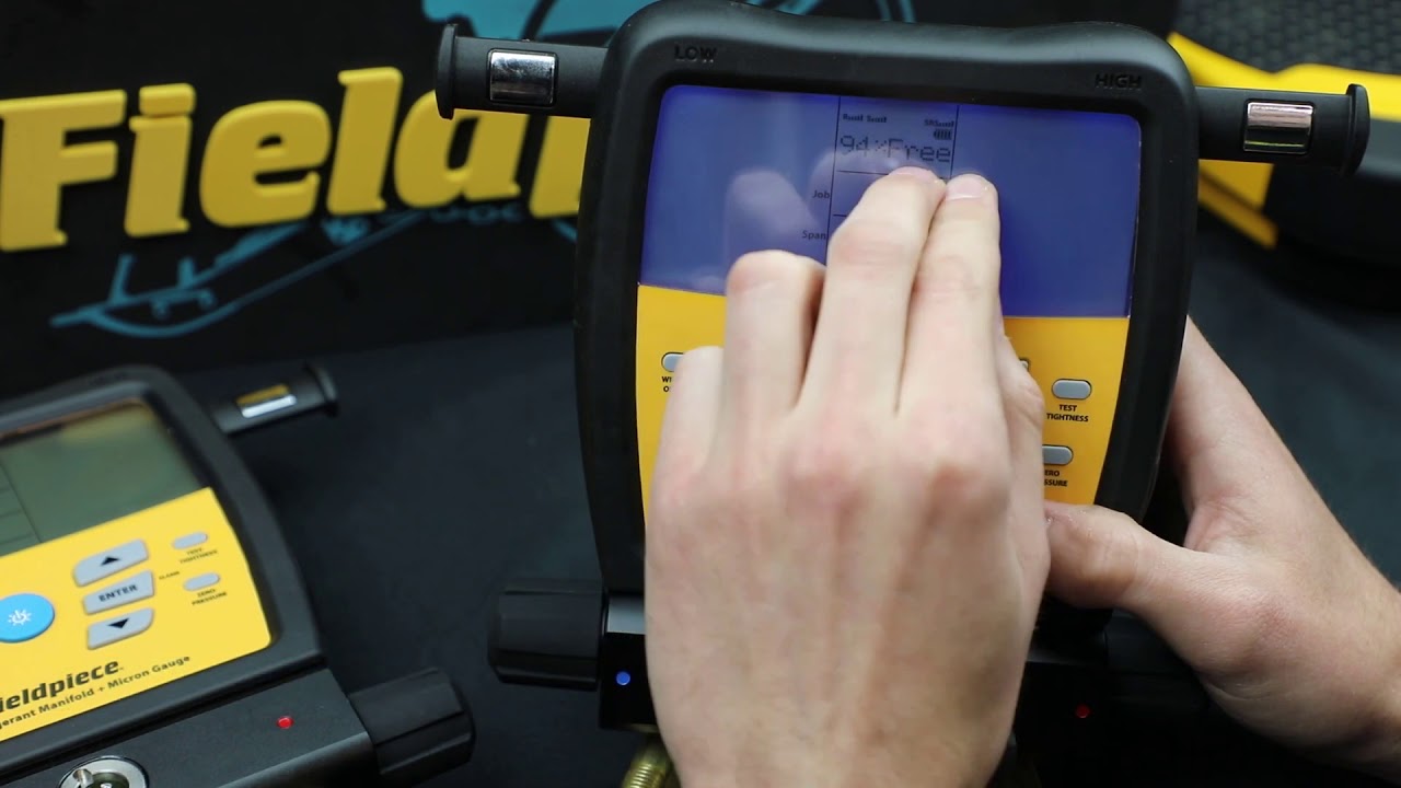 Fieldpiece: Dataloging on the New SMANs Digital Manifold - YouTube
