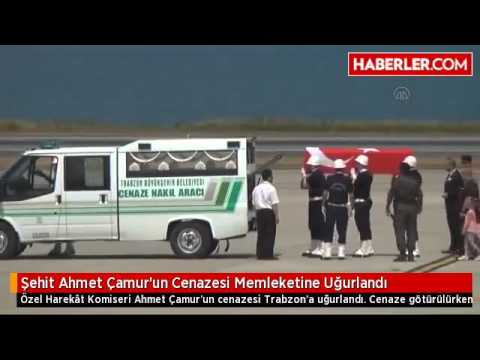 Şehit Ahmet Çamur'un Cenazesi Memleketine Uğurlandı