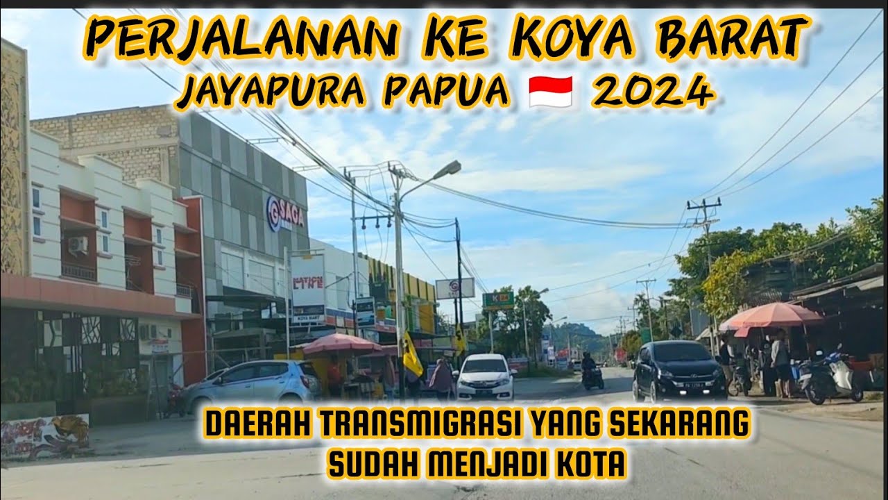 Perjalanan ke Koya Barat daerah Transmigrasi yang sekarang sudah menjadi kota Kota Jayapura ...