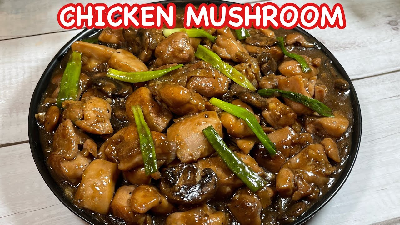 CHICKEN MUSHROOM STIR FRY | How to make TENDER CHICKEN MUSHROOM STIR ...