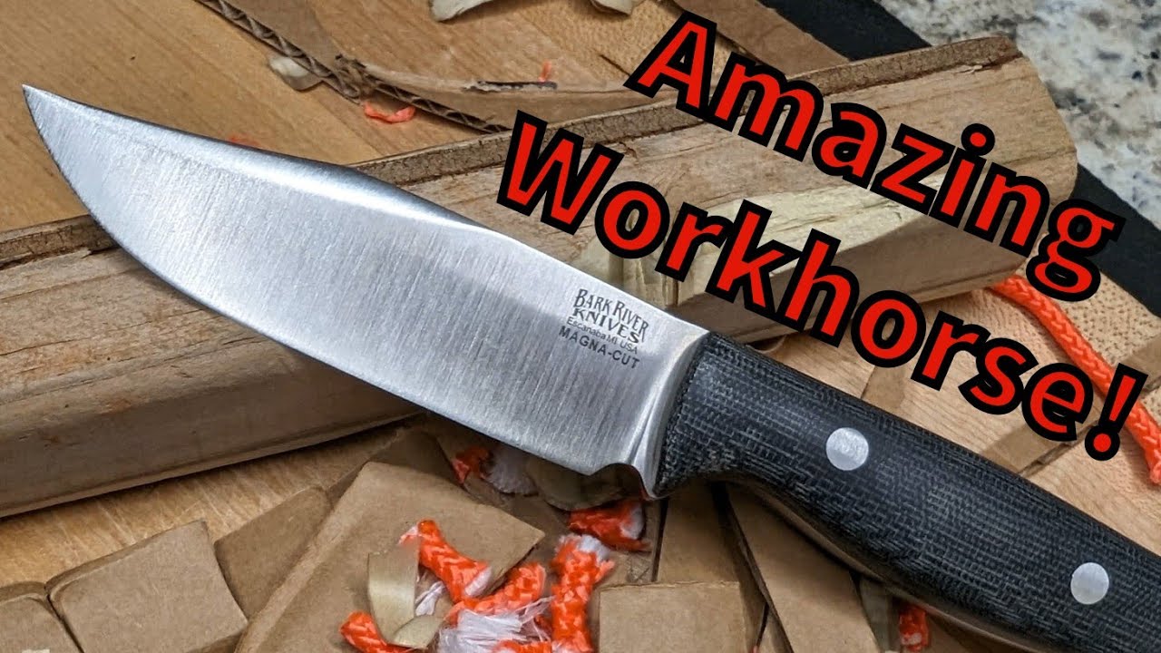 This convex ground Bark River fixed blade is a winner - YouTube