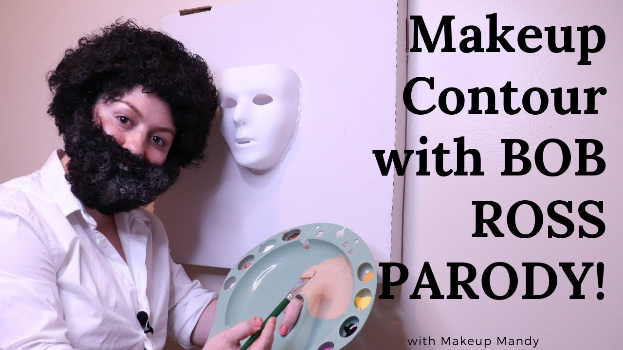 Happy Little Makeup Contour Tutorial (Bob Ross Parody) - YouTube
