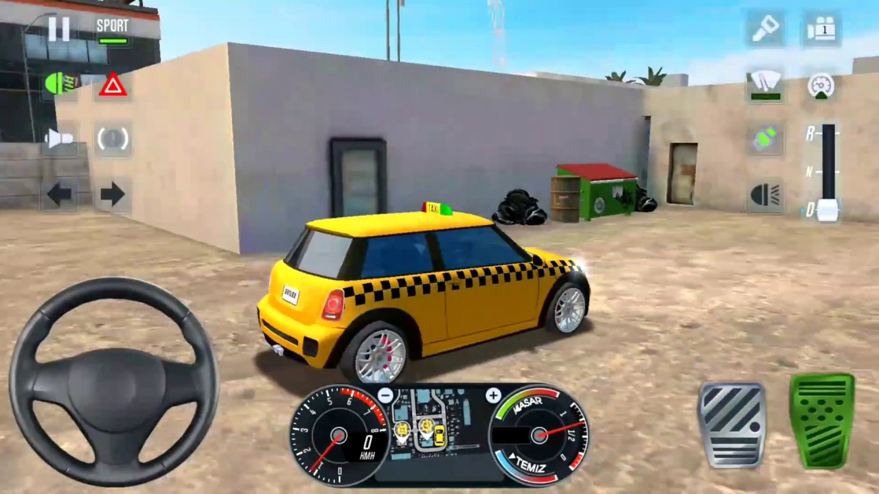 Taxi Sim 2020 #4 - New Car Unlocked (mini cooper) || Taxi Simulator ...
