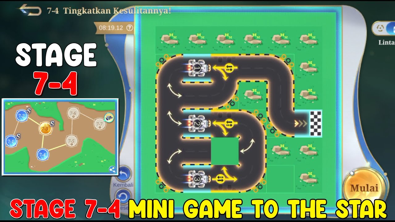 CARA MENYELESAIKAN MINI GAME TO THE STARS 2.0 STAGE 7-4 MOBILE LEGENDS ...