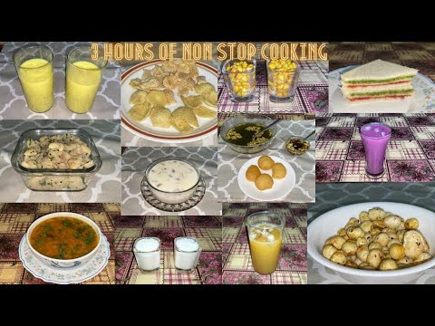 3 Hours of Non Stop Cooking | Includes Step by Step Guide for Preparing ...