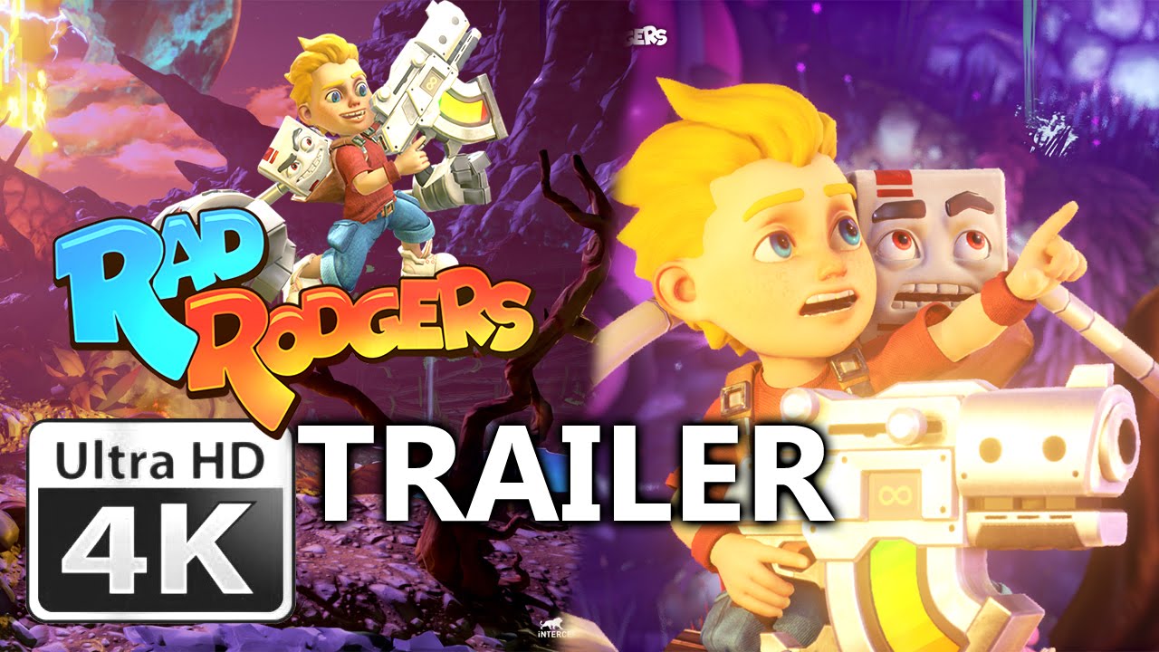 Rad Rodgers Reveal Trailer / Cool Unreal Engine 4 Side-scroller (PC,PS4 ...