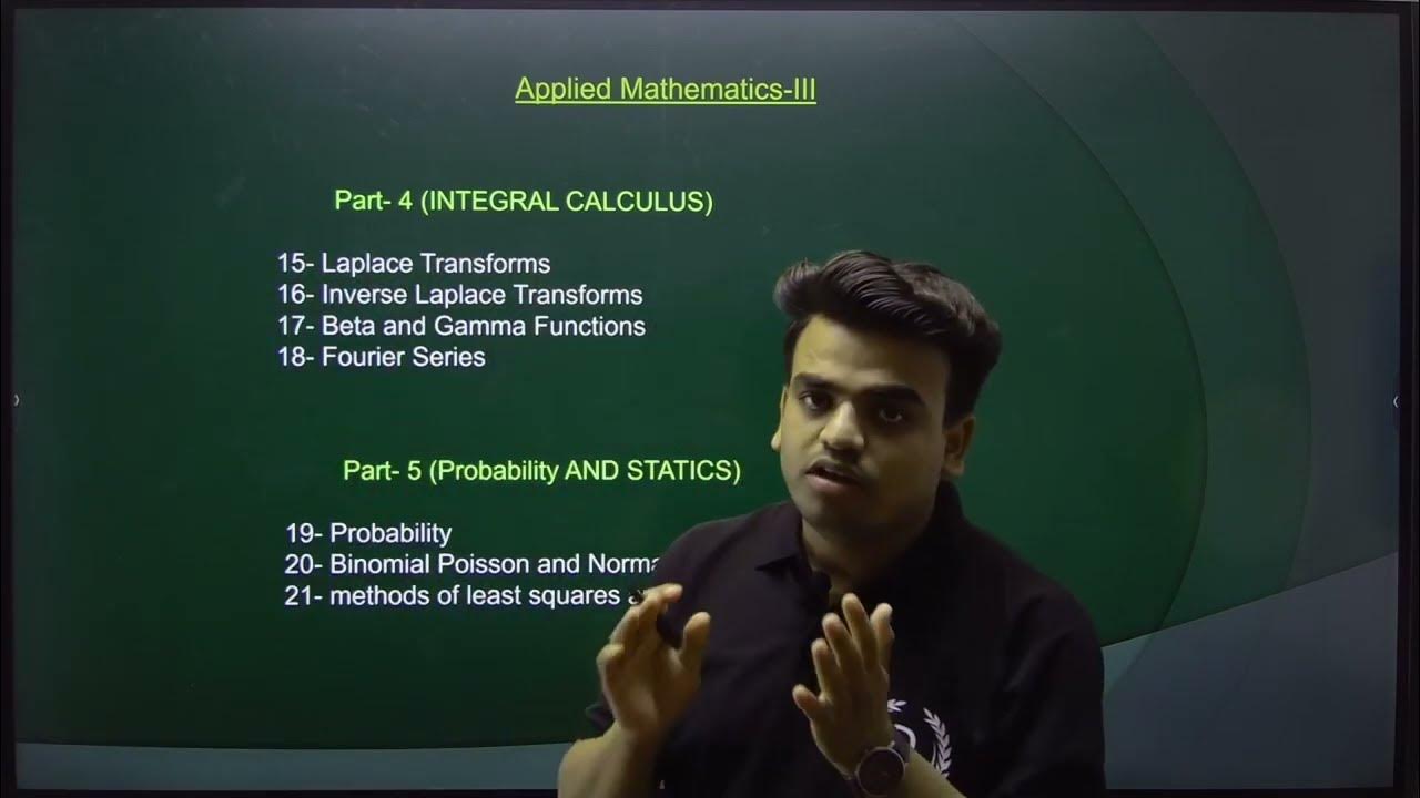 APPLIED MATHEMATICS-III introduction - YouTube