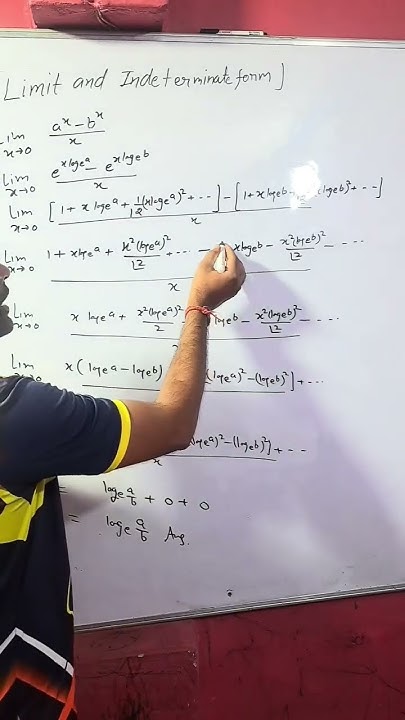 Limits and indeterminate form - YouTube