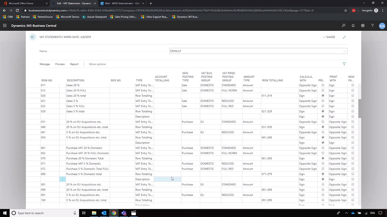Business Central - VAT Returns - Quickstart for Finance - YouTube