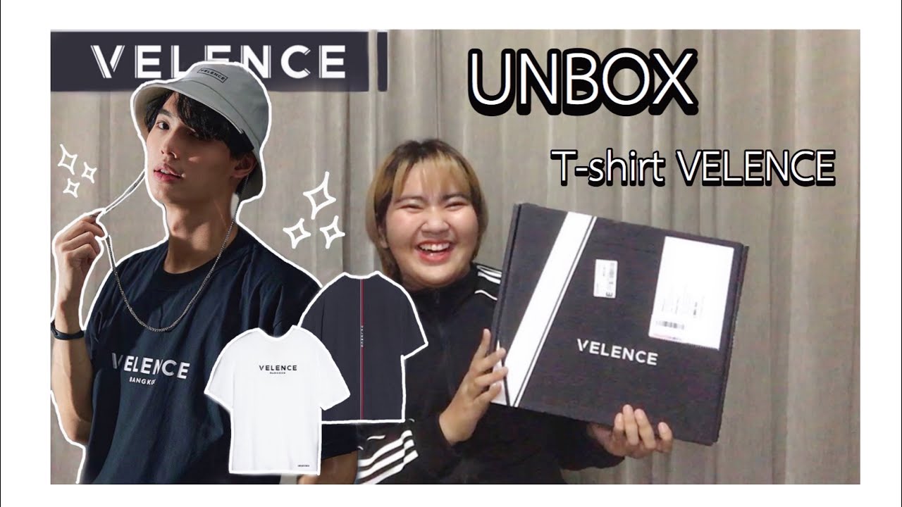 Unbox เสื้อ T-Shirt VELENCE เสื้อแบรนด์ วิน เมธวิน || หรูหรามากก - YouTube