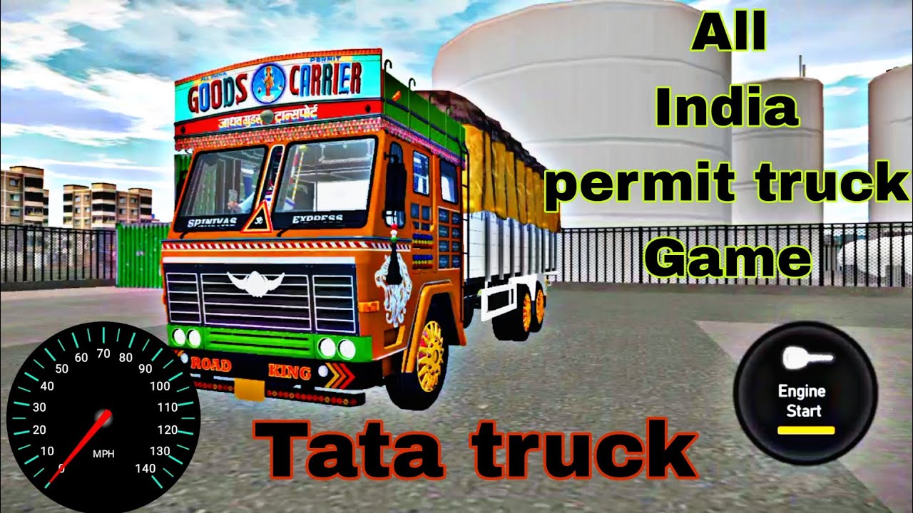 Tata truck game 3D new game 2025 all India permit game loading enjoy ...
