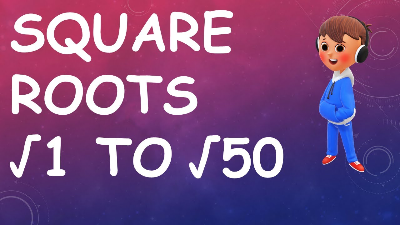 SQUARE ROOT 1 TO 50 1 To 50 Square Root Easy Tricks To Learn