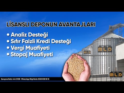 Lisanslı depoculuk sistemi ile %25'e varan kazanç