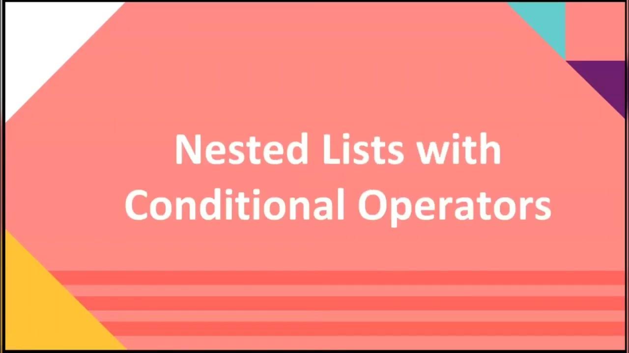 L2 - Wk 6 - V25 - Operators with Nested Lists | Data structures | Python for school students ...