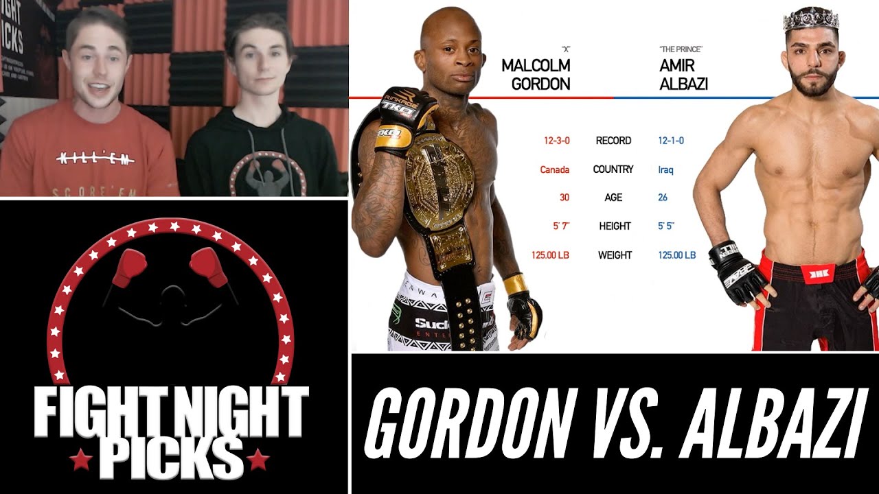 UFC Fight Night: Malcolm Gordon vs. Amir Albazi Prediction - YouTube