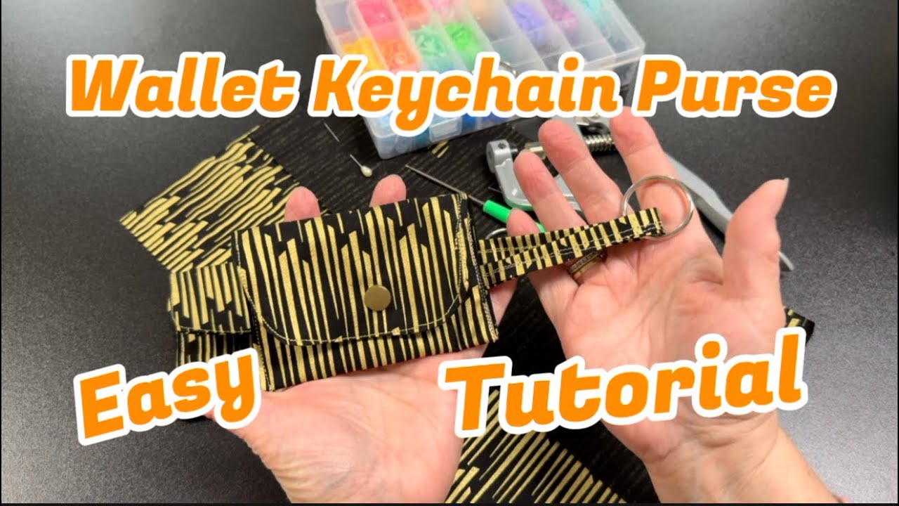 DIY Wallet Keychain Purse Tutorial - YouTube