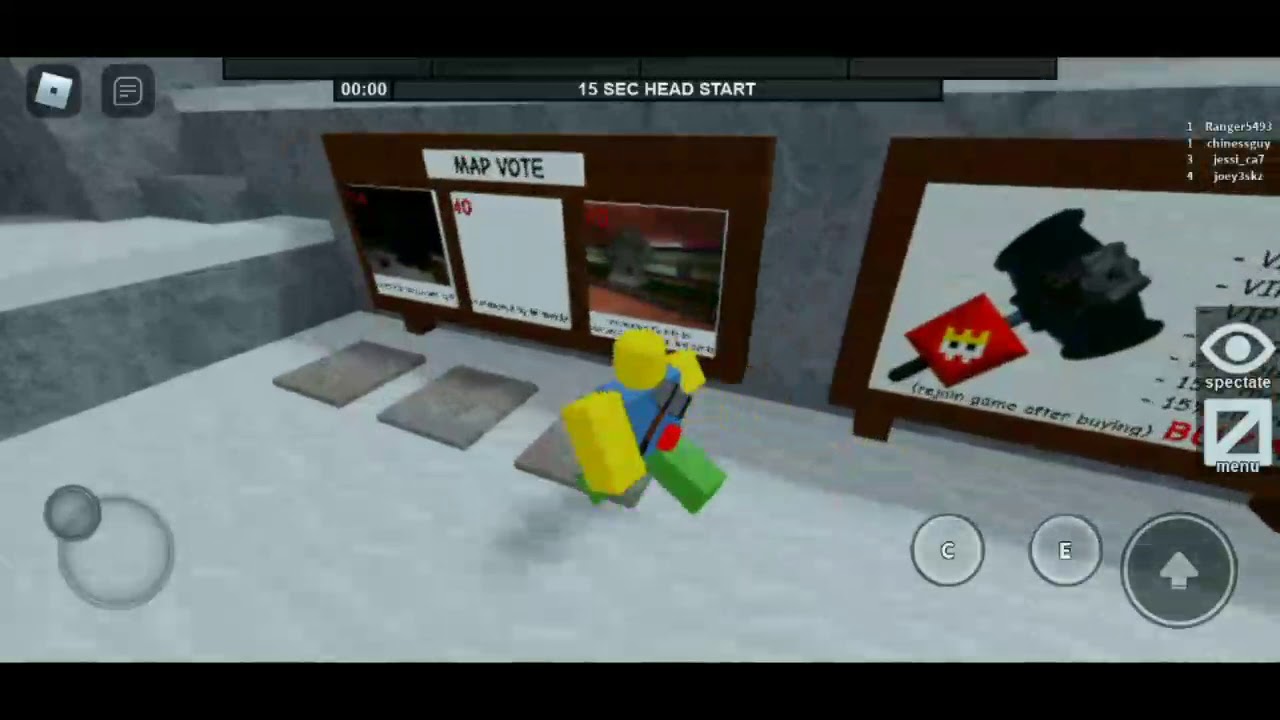 Roblox flee the facility outside of the lobby - YouTube