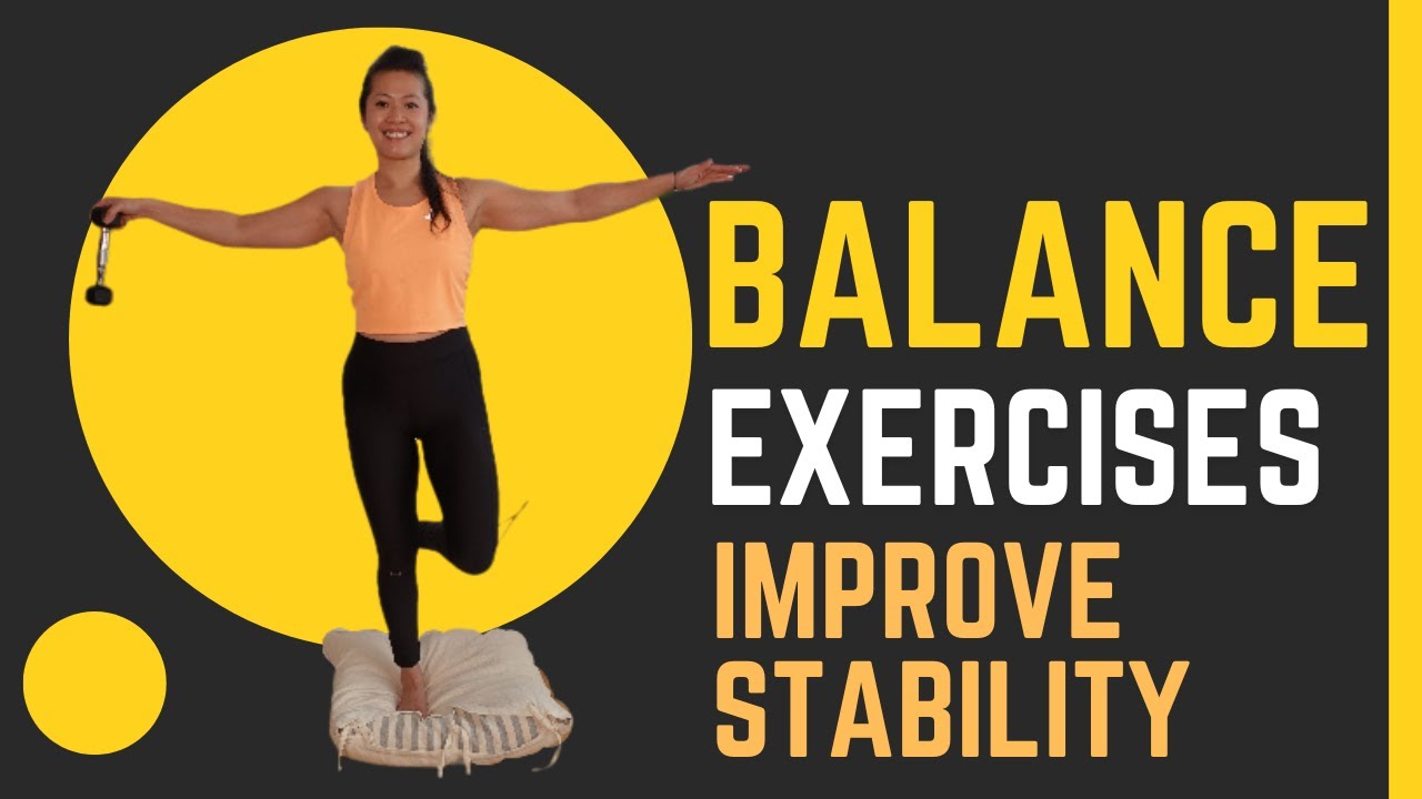 Balance exercises for Seniors | Improve stability - YouTube
