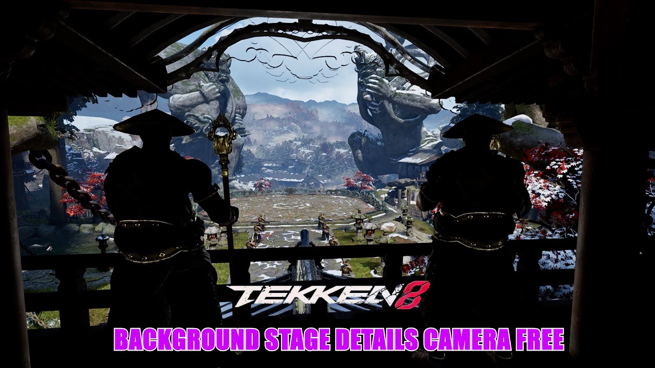 Tekken 8 - Genmaji Temple Background Stage Details Camera Free!! - YouTube