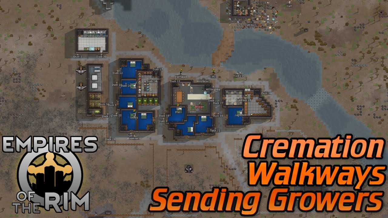 [43] Sending Growers, Cremation & Walkways! | RimWorld 1.1 Royalty ...