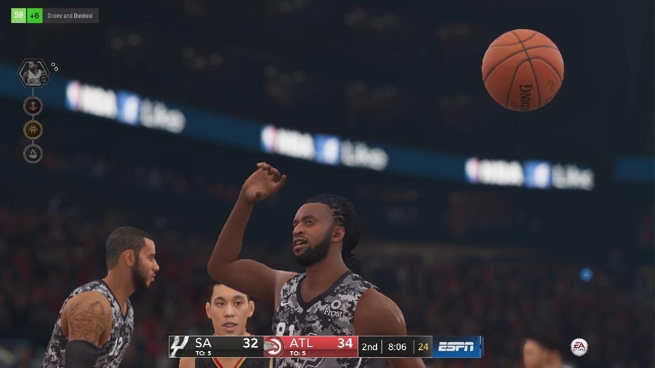 NBA LIVE 19 Antonio Jones back at again with dunk on & alley oops ...