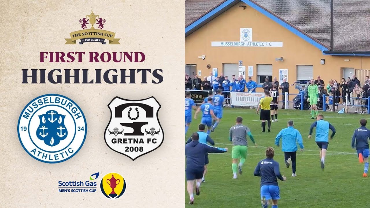 Musselburgh Athletic 1-1 Gretna 2008 (4-3 on Penalties) | Scottish Gas ...