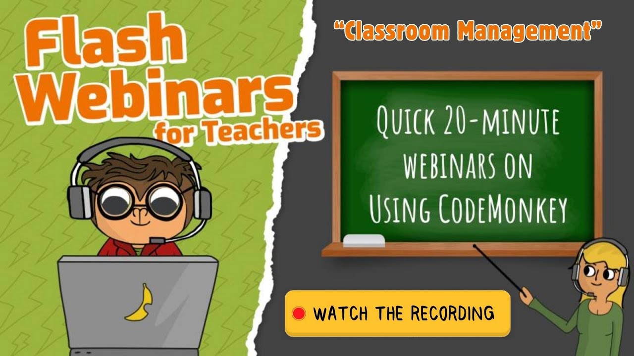 ⚡FLASH⚡Webinars for Teachers | Classroom Management #5 | Coding Courses ...